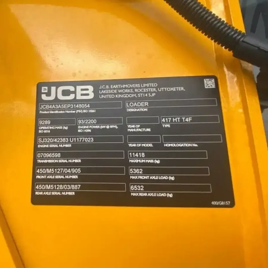 2023 JCB 417 - Orbis Machinery