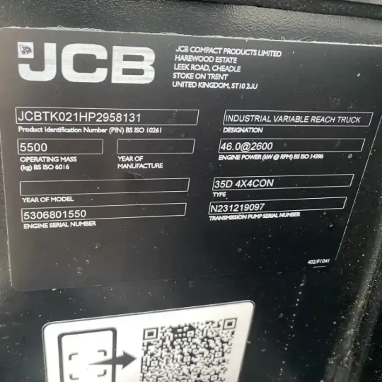 2023 JCB TLT 77-52D - Orbis Machinery